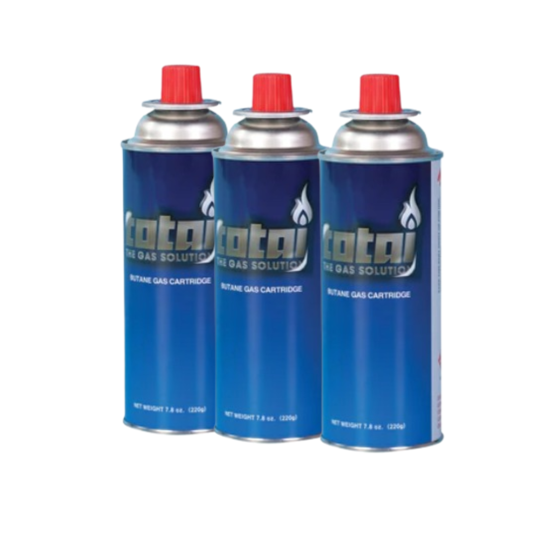 Totai 220g Butane Gas Cartridges | 3 Pack – www.onlinebraaishop.co.za