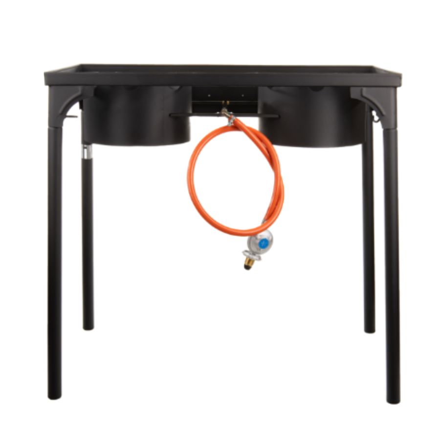 Double Burner Gas Cooker | 195-02-04-ZA – www.onlinebraaishop.co.za