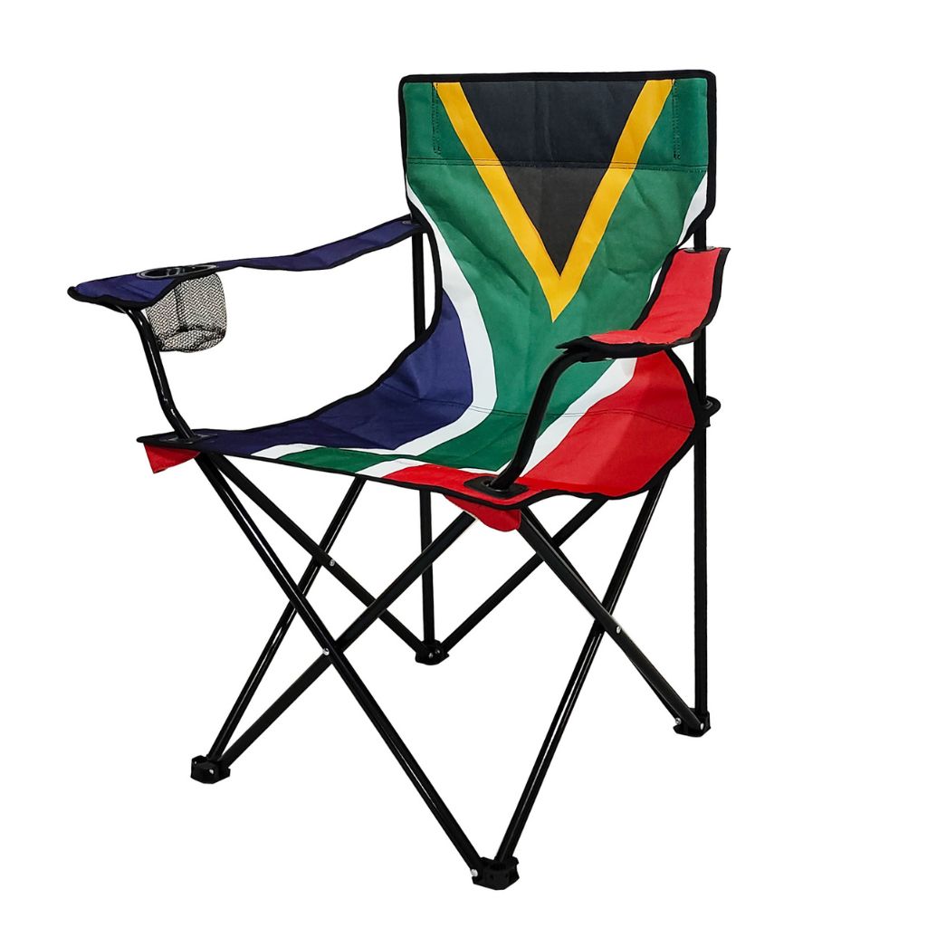 SA Flag Folding Chair – www.onlinebraaishop.co.za