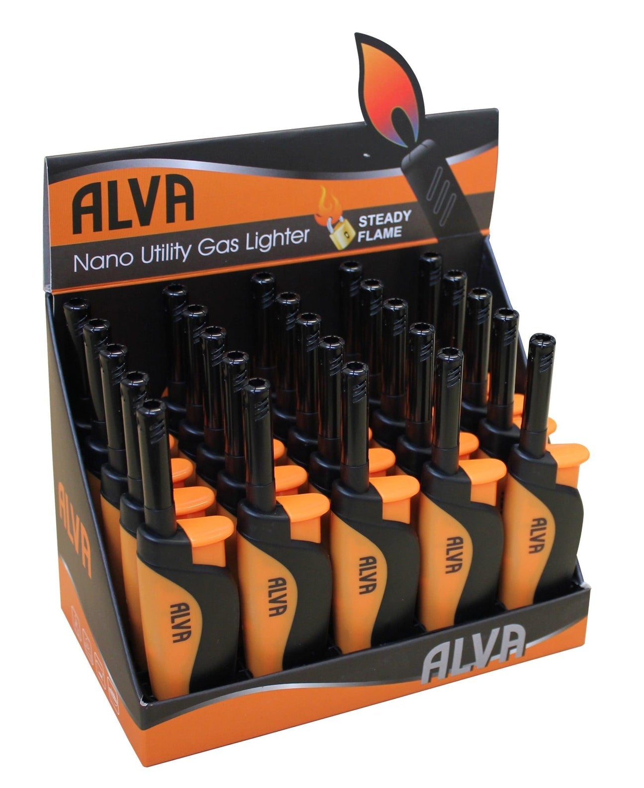 Alva Nano Utility Gas Lighter 25PC – www.onlinebraaishop.co.za
