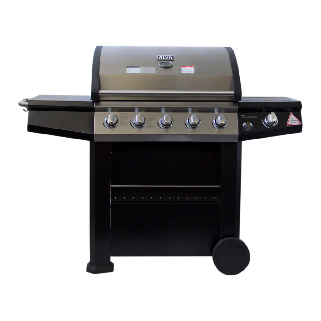 ALVA Super4 Burner Hood S/S BBQ – www.onlinebraaishop.co.za
