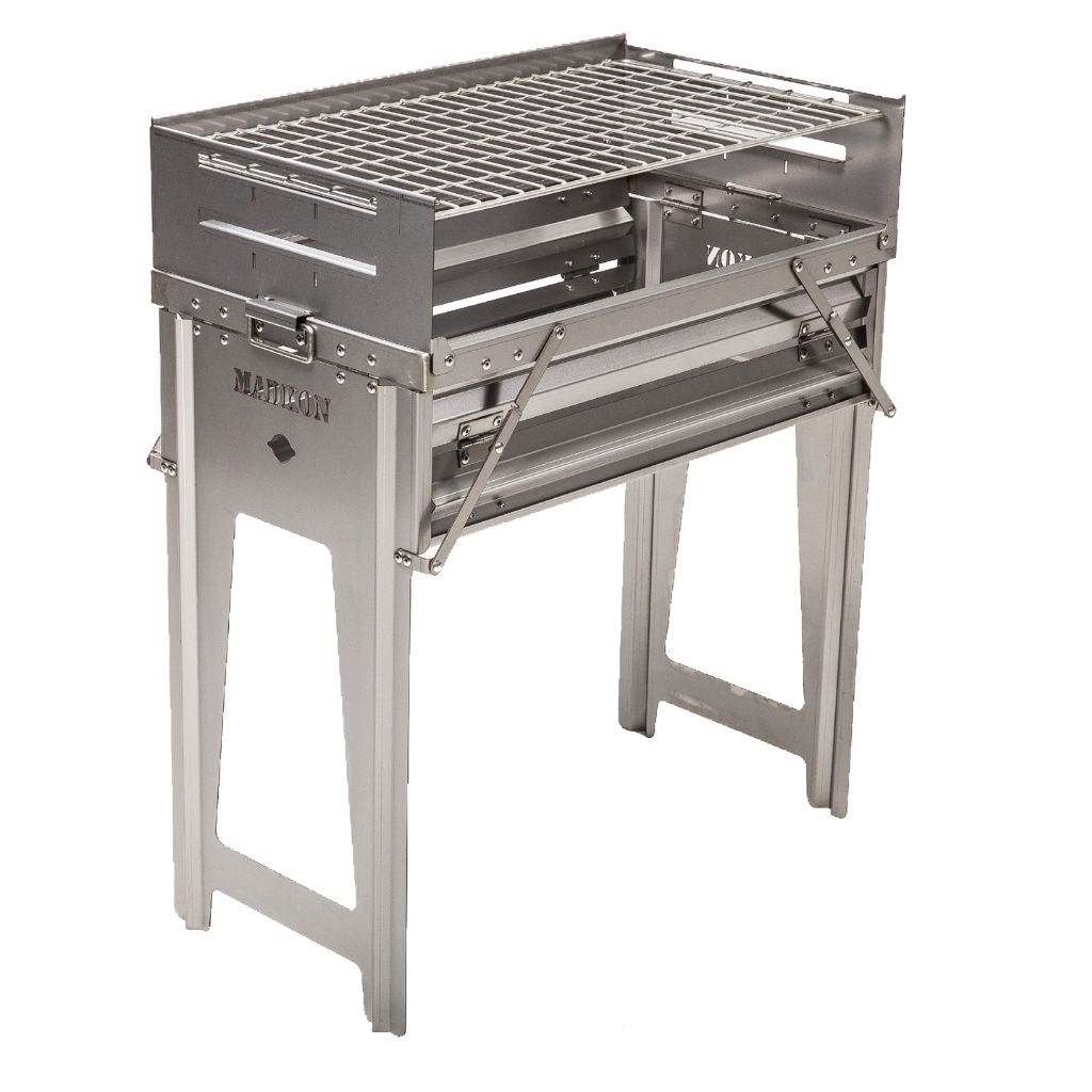 Madkon 600S Stainless Steel Braai with Grid & Bag – www.onlinebraaishop ...